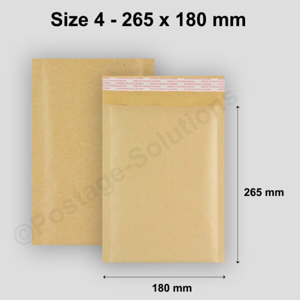 D/1 AKAR Bubble Padded Envelopes - 180mm x 265mm - Jiffy Bags - Postage Solutions