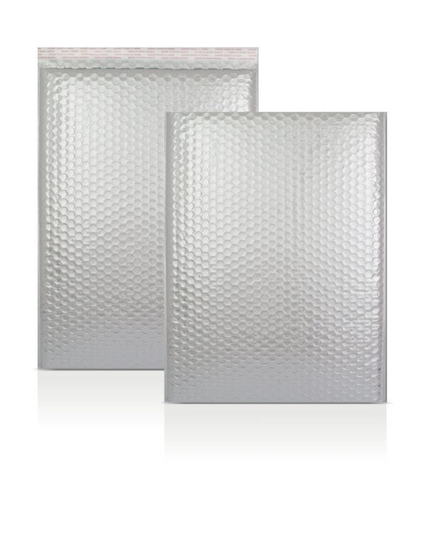 450 x 320 mm Silver Metallic Strong Seal Bubble Envelopes - Postage ...